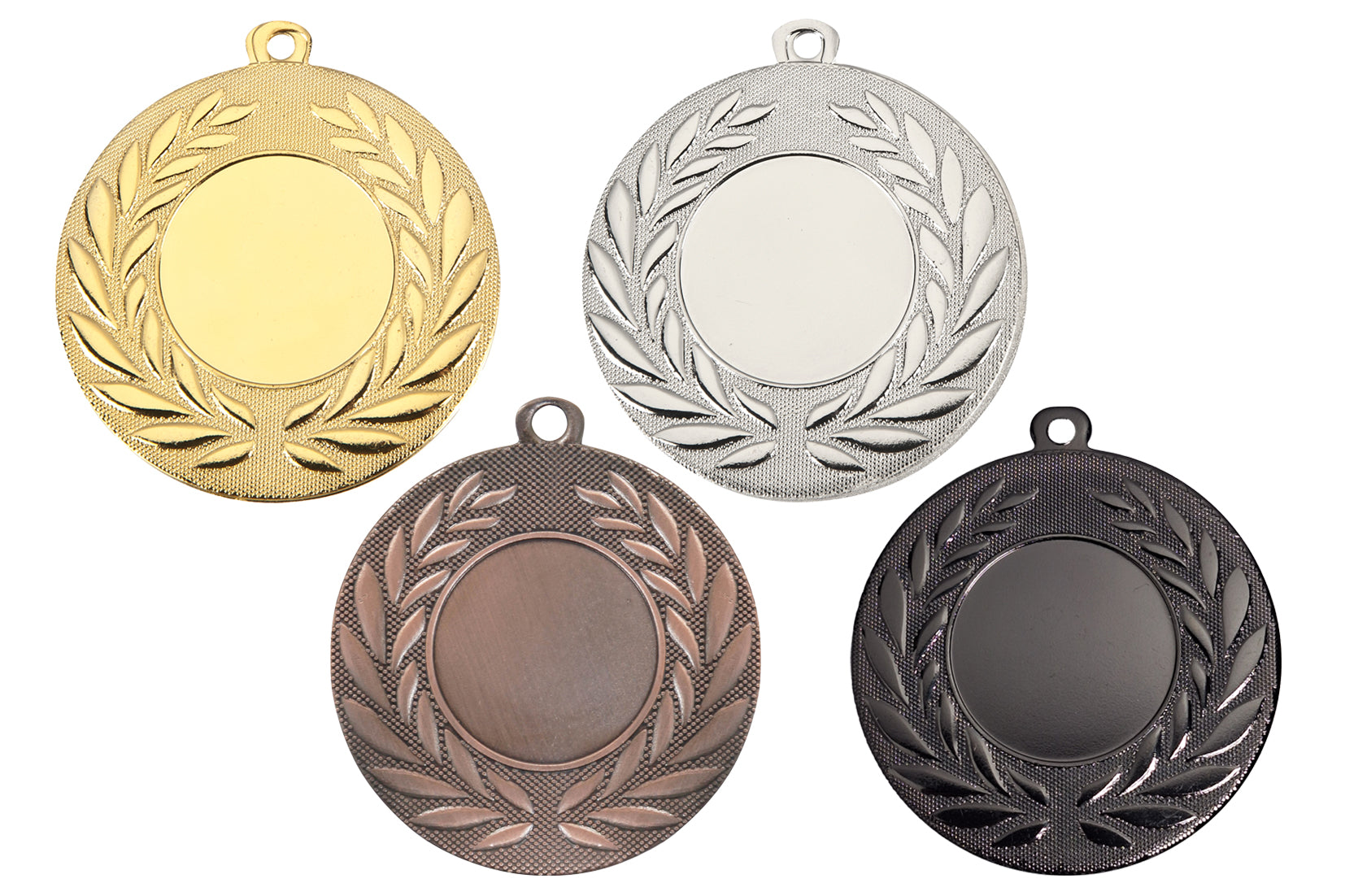 Medaille BS.ME100 Ø 45 mm - inkl. Alu Emblem in 25 mm - und Band fertig ...