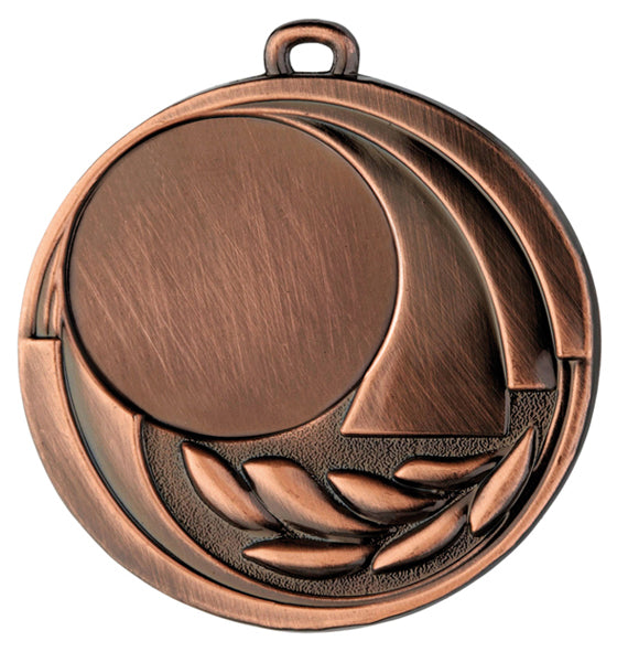 Medaille D6C Ø 45 mm - inkl. Alu Emblem in 25 mm und - Band fertig montiert